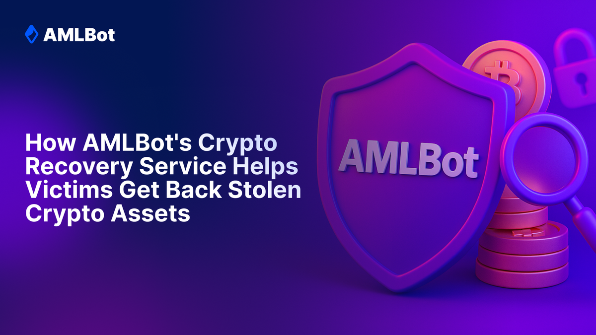 Crypto recovery service by AMLBot to get back stolen crypto